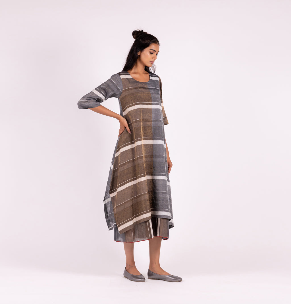 Zari Striped Dress – soham dave